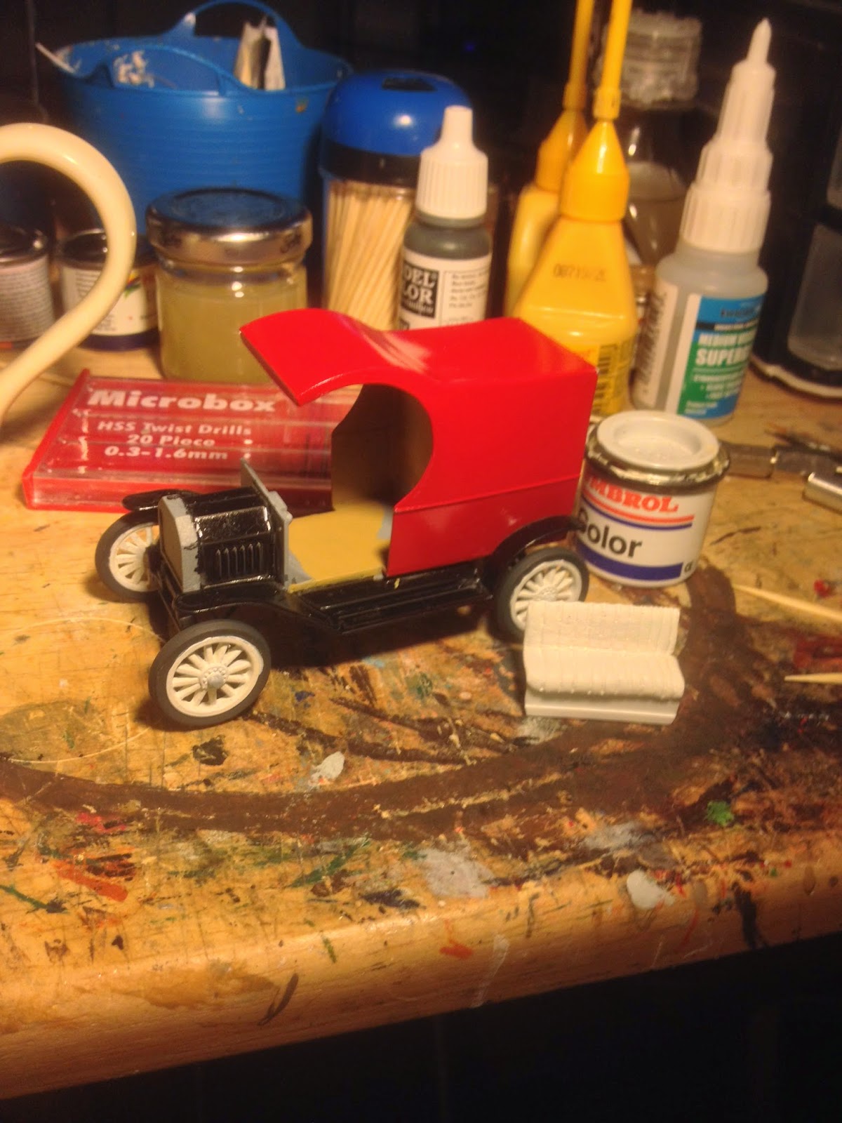 Scale Model Workbench: Ford model T conversion