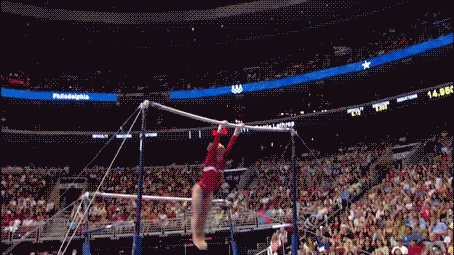 Shawn Johnson Gymnastics Bars