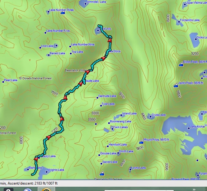 Peachy Hiker: Rockbound Trail to Lois, Doris, and Maude Lakes in ...
