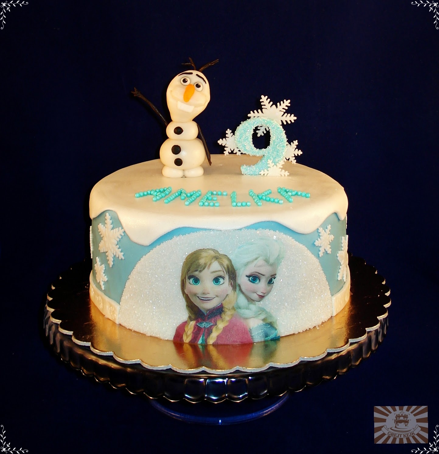 Grejt Kejk -Studio Tortów Niezwykłych Żyrardów: Tort Kraina Lodu - Frozen