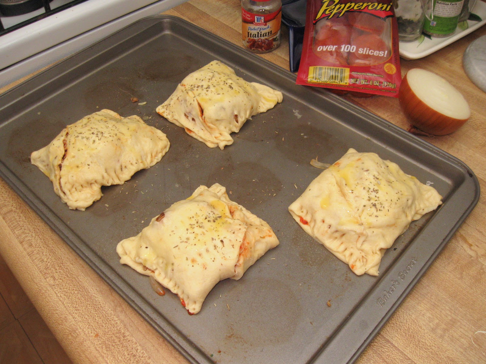Dinner in Parker Ford: Crescent Calzones