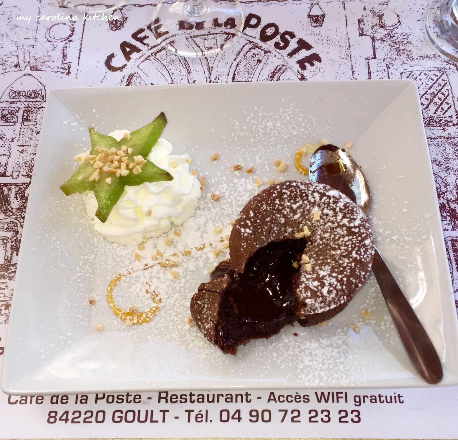 My Carolina Kitchen: Café de la Poste Bistro in Goult – Part I