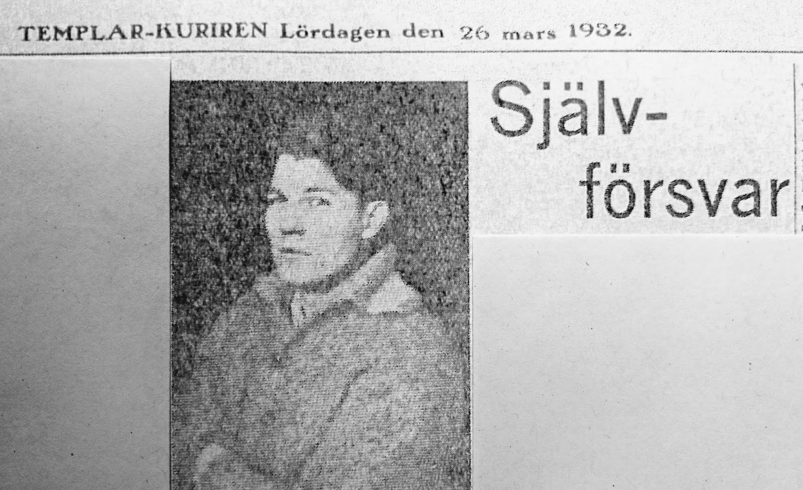 Harry Martinson i tiden: HARRY MARTINSON: "Självförsvar"