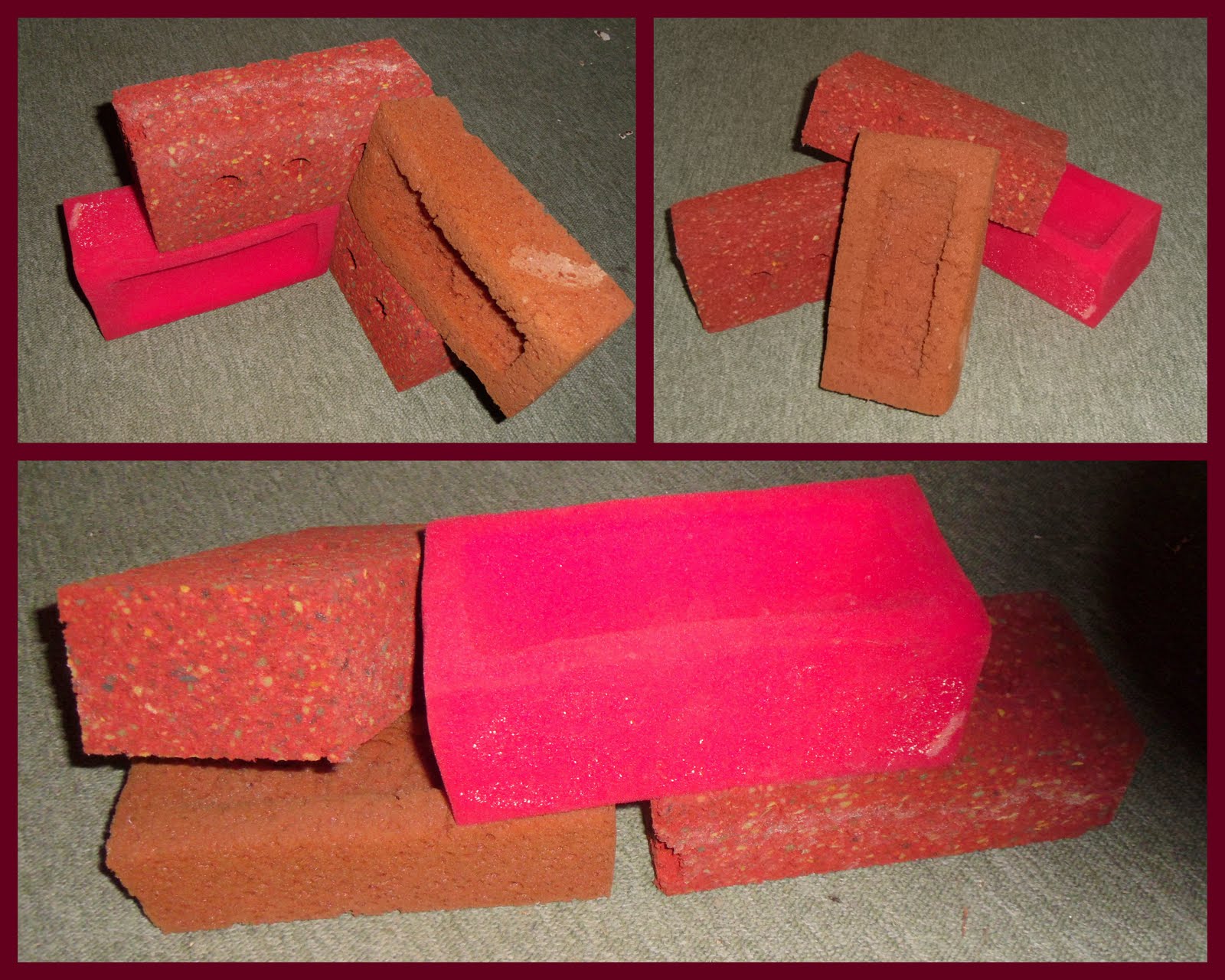S is for Sponge Bricks | Small Scale World