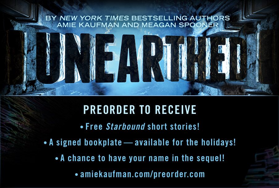 The Eater of Books!: Review: Unearthed by Amie Kaufman and Meagan Spooner