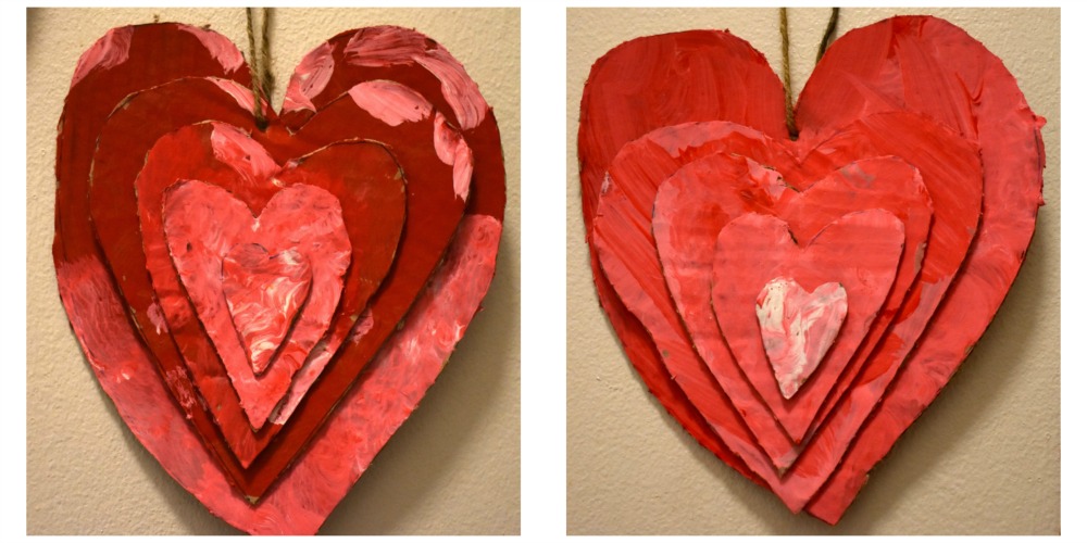 Valentines Day Love Heart Craft For Little Ones - Whimsical Mumblings