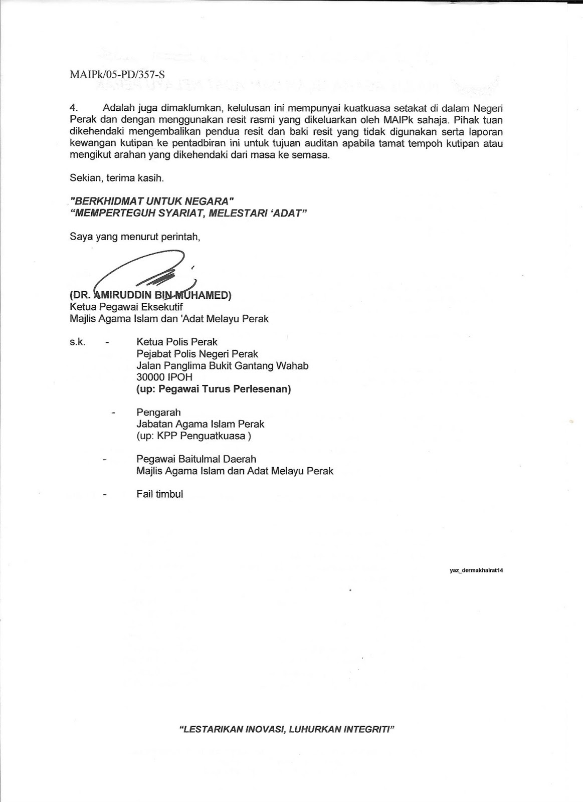 BIRO PEMBANGUNAN & PENYELENGGARAAN SURAU ASY-SYUKRIAH: KELULUSAN ...