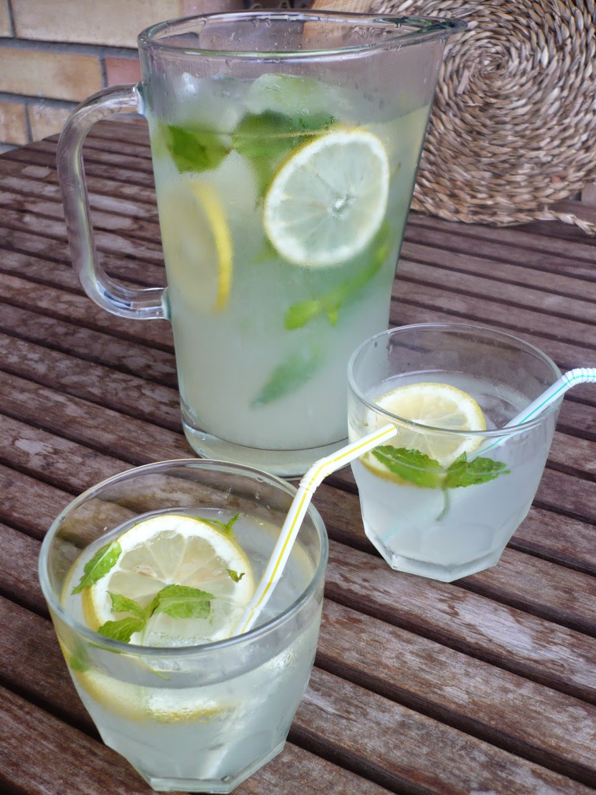 Les receptes que m'agraden: Agua fresca de limón i menta
