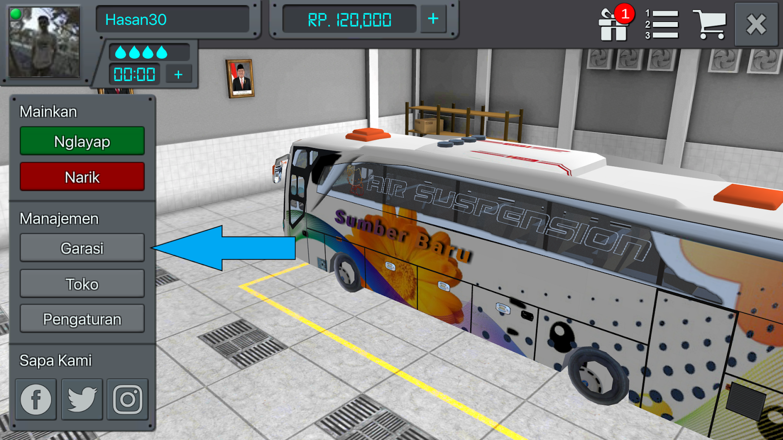 Download Kumpulan LIVERY atau Template BUS SIMULATOR INDONESIA - HasanBLOG