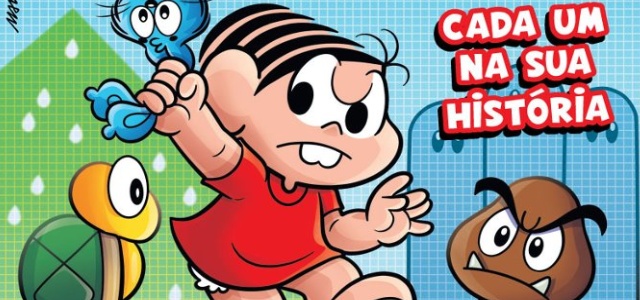 Próxima edição do gibi da Mônica homenageará Super Mario Bros ... Próxima edição do gibi da Mônica homenageará Super Mario Bros ...