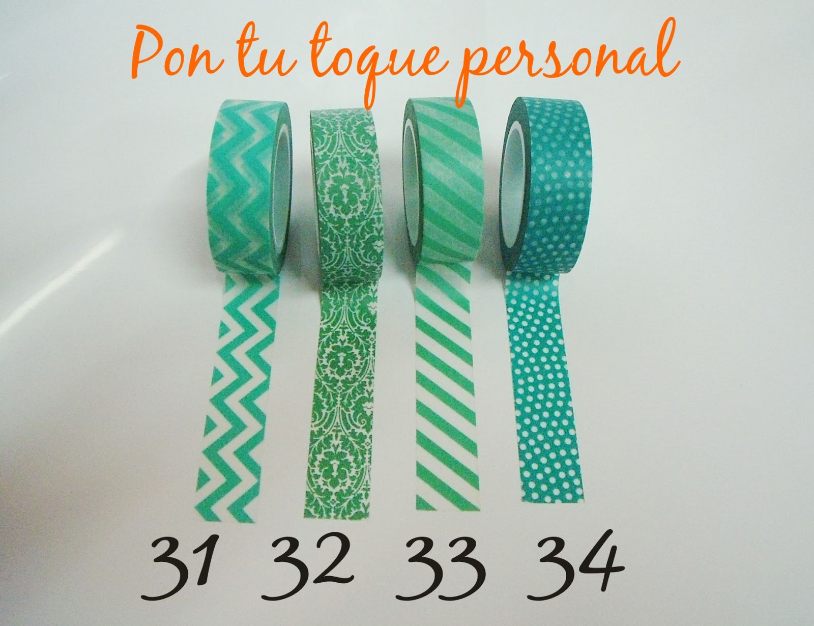 Pon tu toque personal: MATERIALES