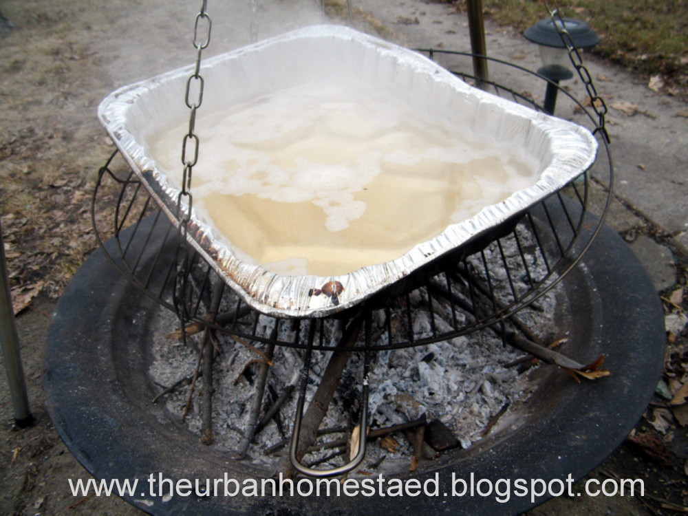 Making Maple Syrup Part 2: Boiling Sap - Minneapolis Homestead