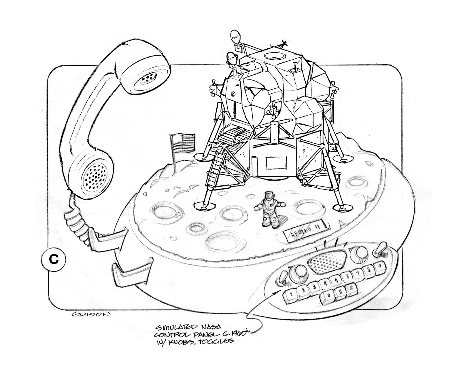 What I do: the Apollo 11 telephone