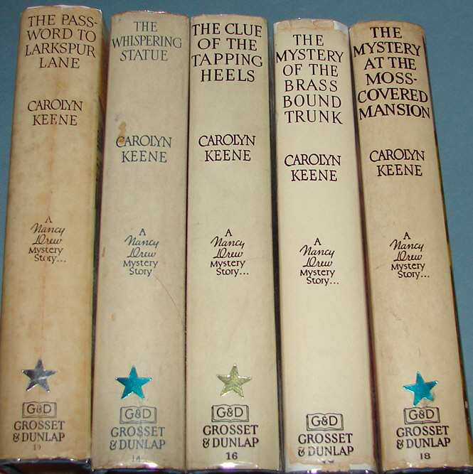 Series Books for Girls: Redesigned Grosset and Dunlap Dust Jacket Spines