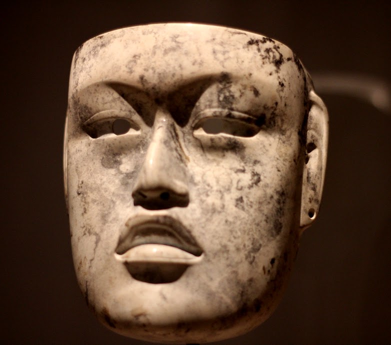 aquí y ahora: Máscaras Mesoamericanas - escultura