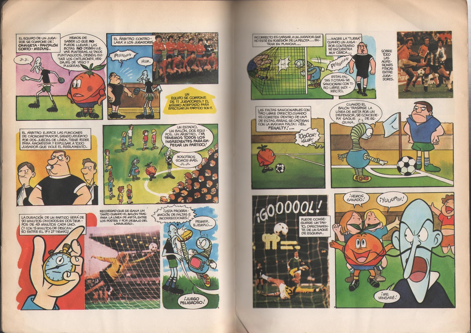 DIBUJOS ANIMADOS' 80: CÓMIC. FÚTBOL EN ACCIÓN