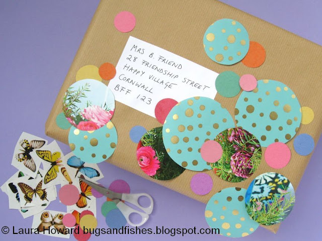 Bugs and Fishes by Lupin: 3 Creative Ideas for Decorating your Parcels
