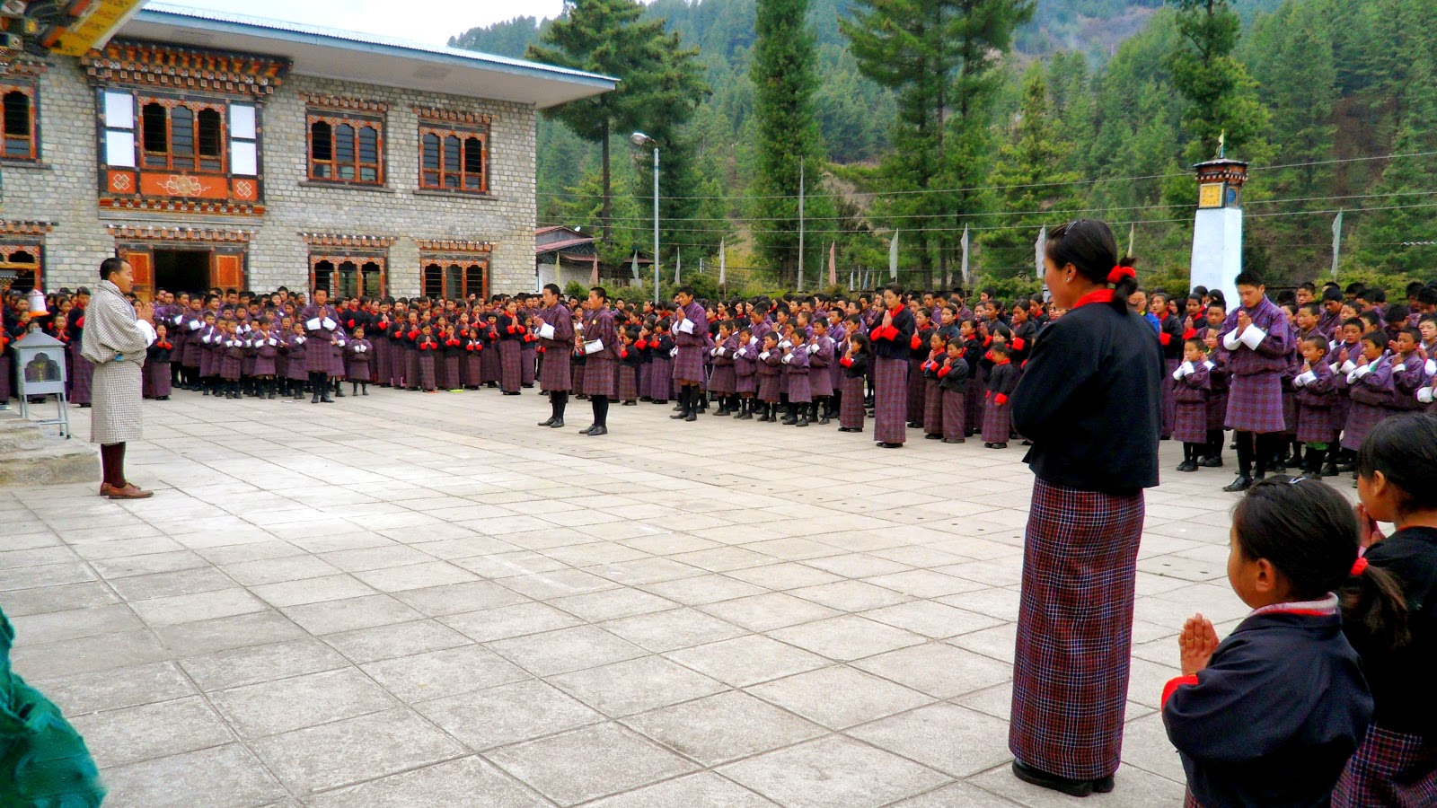 Sabrina in Bhutan: First Day Of School In Bhutan