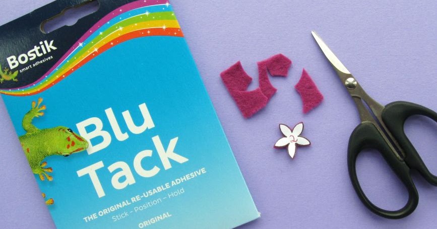 Bugs and Fishes by Lupin: Cutting Out Small Felt Shapes... With Blu Tack!