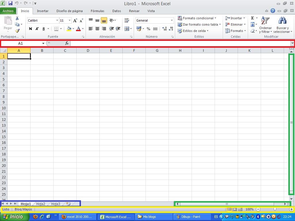 Universo Excel: La barra de estado, de fórmulas, de etiquetas y de ...