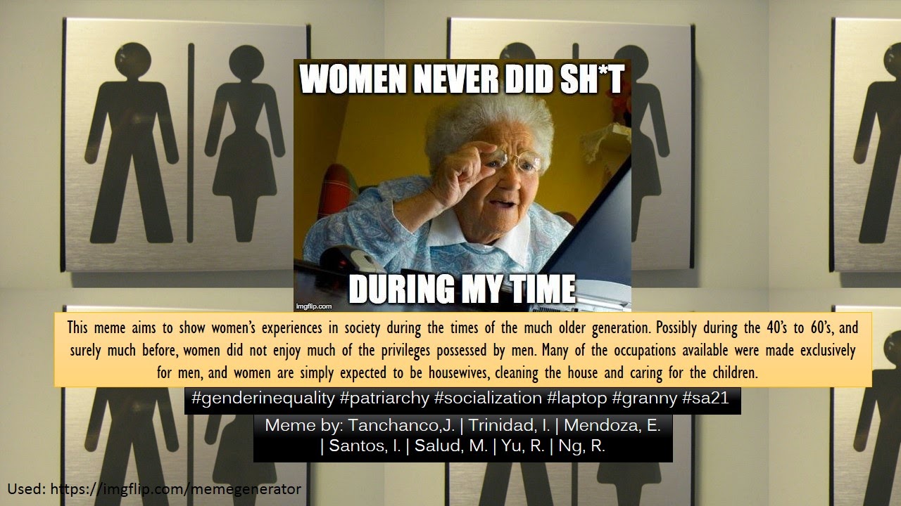 SA21 Fieldworks: Gender Inequality Memes