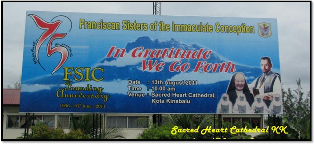 NEWS UPDATE ~ Diocese of Sandakan: FSIC celebrated their 75th Founding ...