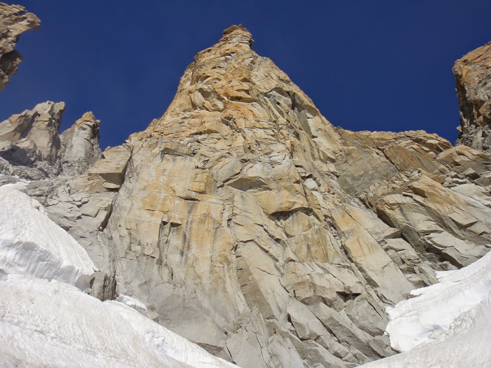 Grand Capucin 3838 mts, "Via Bonatti-Ghigo"