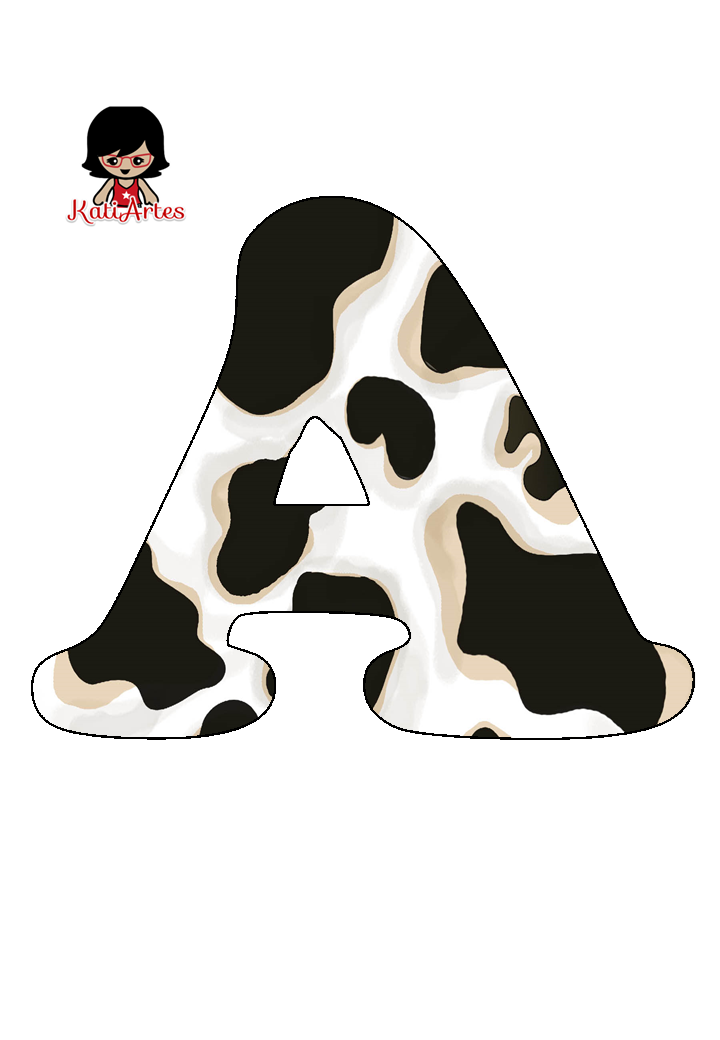 Abecedario de Piel de Vaca. Cow Leather Alphabet. - Oh my Alfabetos!