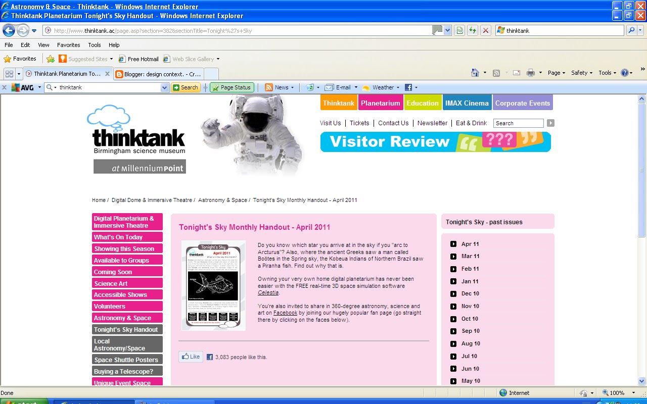 Sophie Wilson//Design Context: What is a line?: Thinktank Planetarium.