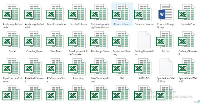 Over 20 Concrete Design Excel Sheets Free Download