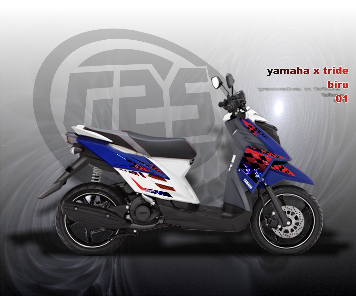 Stiker Motor Yamaha X Ride Blue ~ STIKER MOTOR | STRIPING | WRAPPING ...