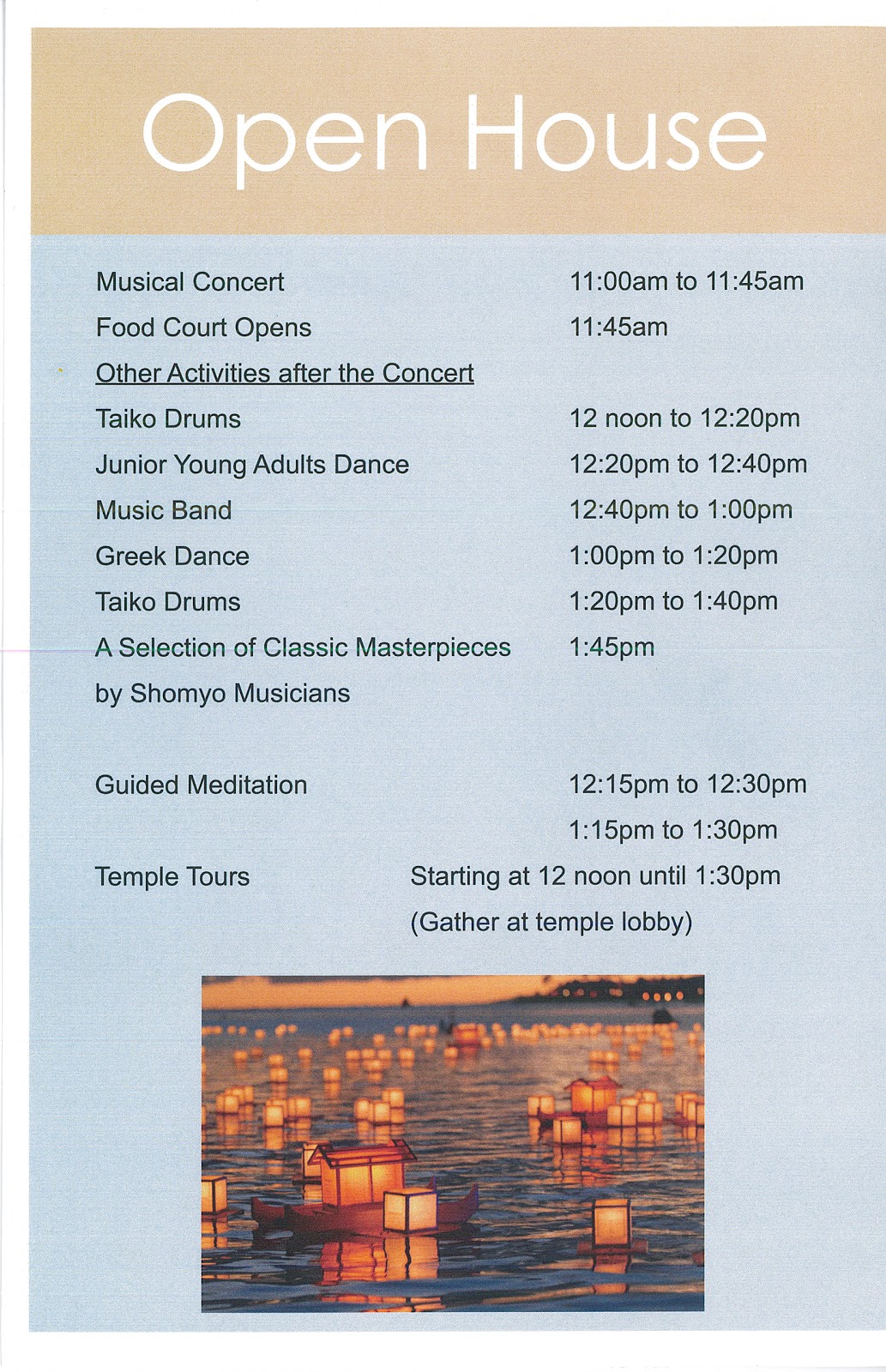 Shinnyo-en USA Head Temple : Please join us at our Open House this ...