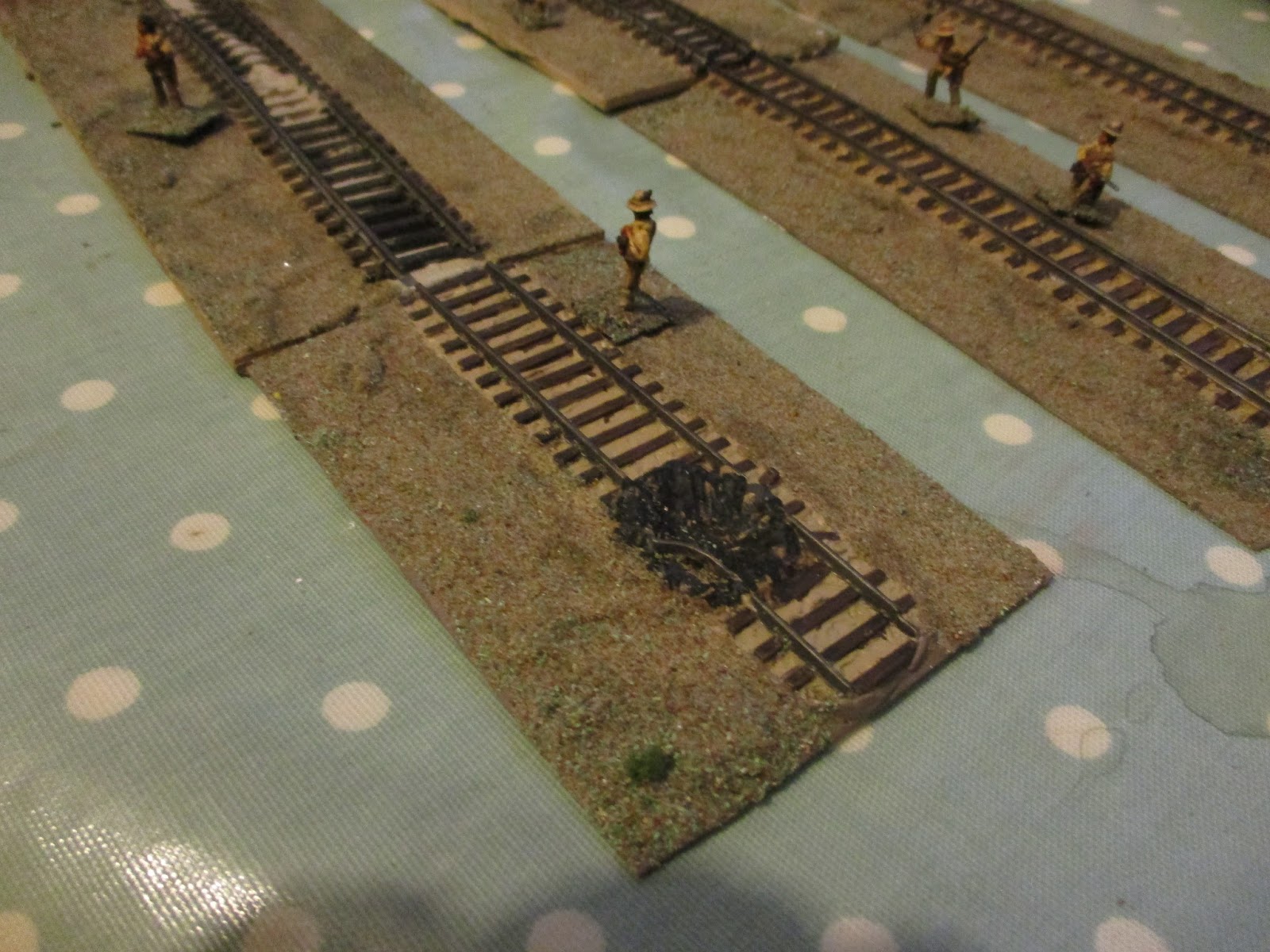 Baber on wargames: Railway embankment and track
