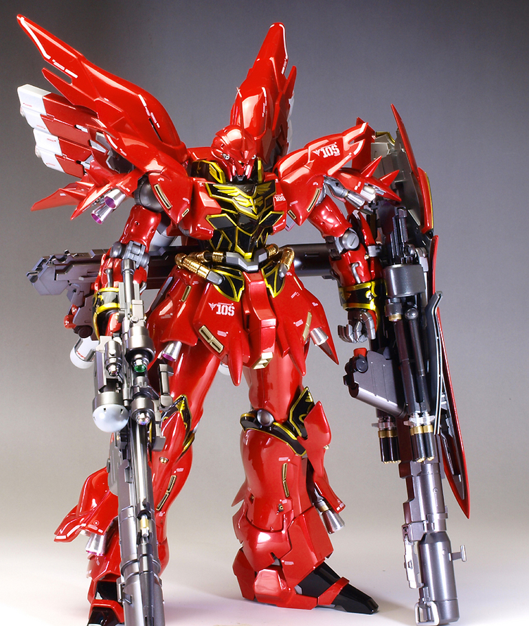 Painted Build: MG 1/100 Sinanju OVA ver. Gloss Finish