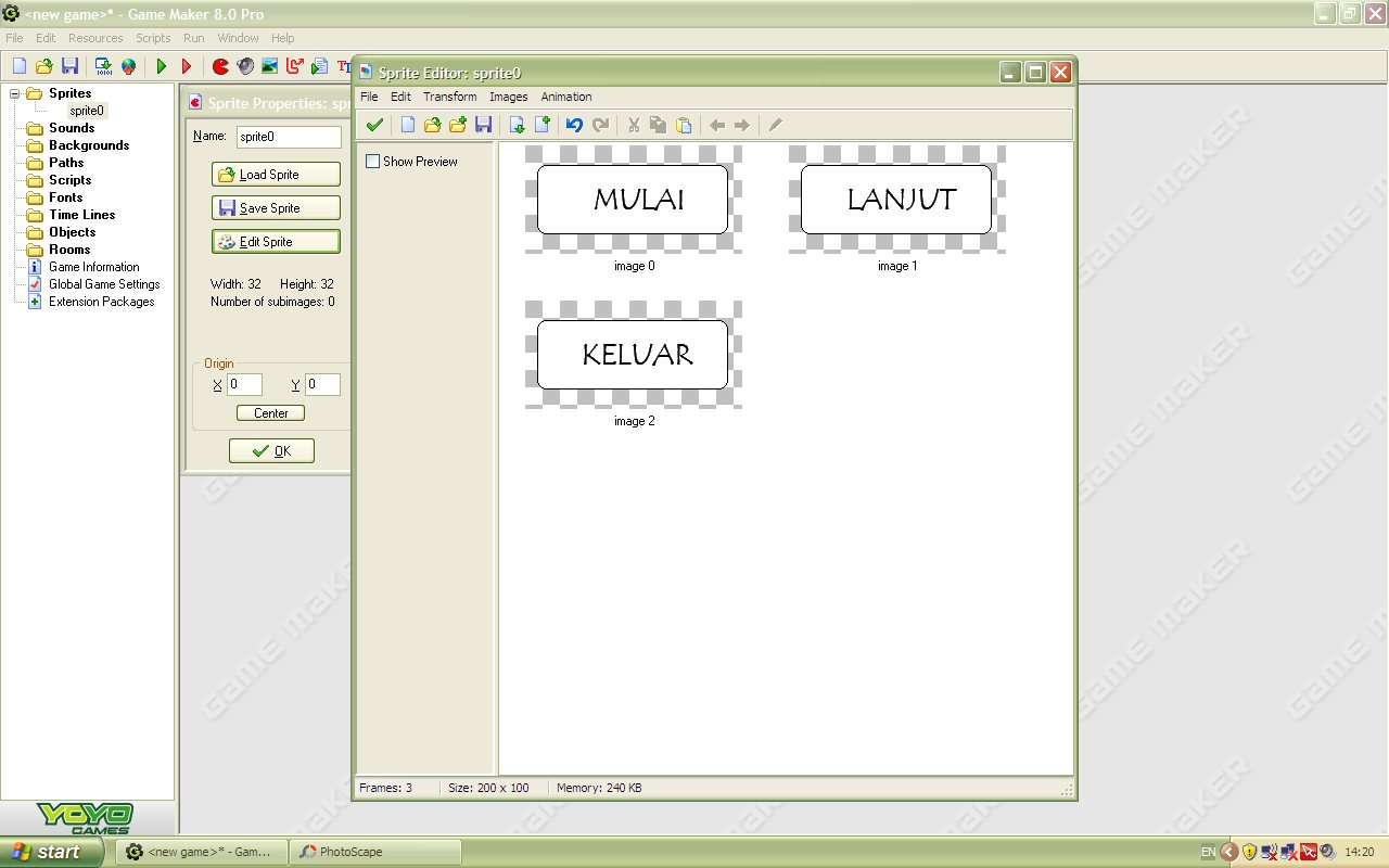 Virtuastudios Tutorial HQ: 9 LANGKAH MEMBUAT MAIN MENU SEDERHANA PADA ...