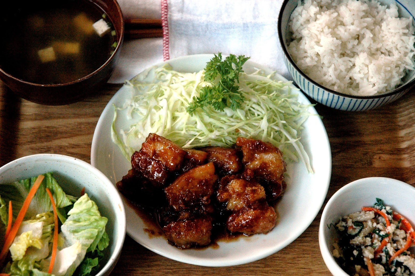 DUDE FOR FOOD: All Set for Good Eats with Chibi's Kitchen's Teishoku Sets