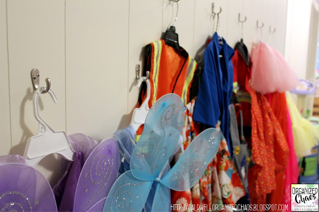 Costume Wall Display: an invitation to play | Organized Chaos