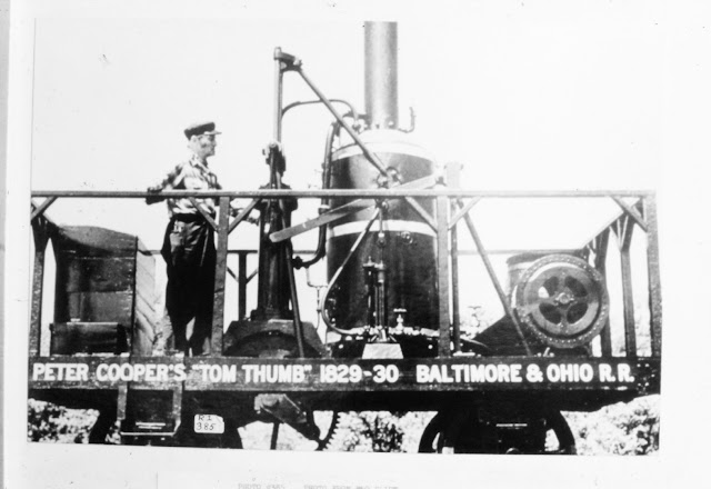 Old Photos of Tom Thumb, the First American-Built Steam Locomotive ...