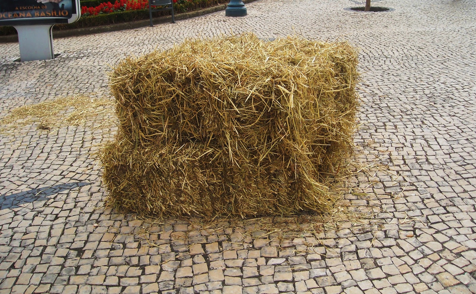 A Bancada Nascente: Chovem fardos de palha...