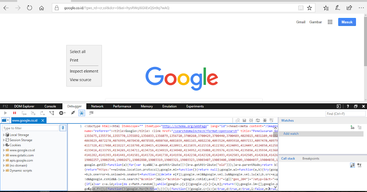 Cara Mengaktifkan Inspect Element Di Microsoft Edge