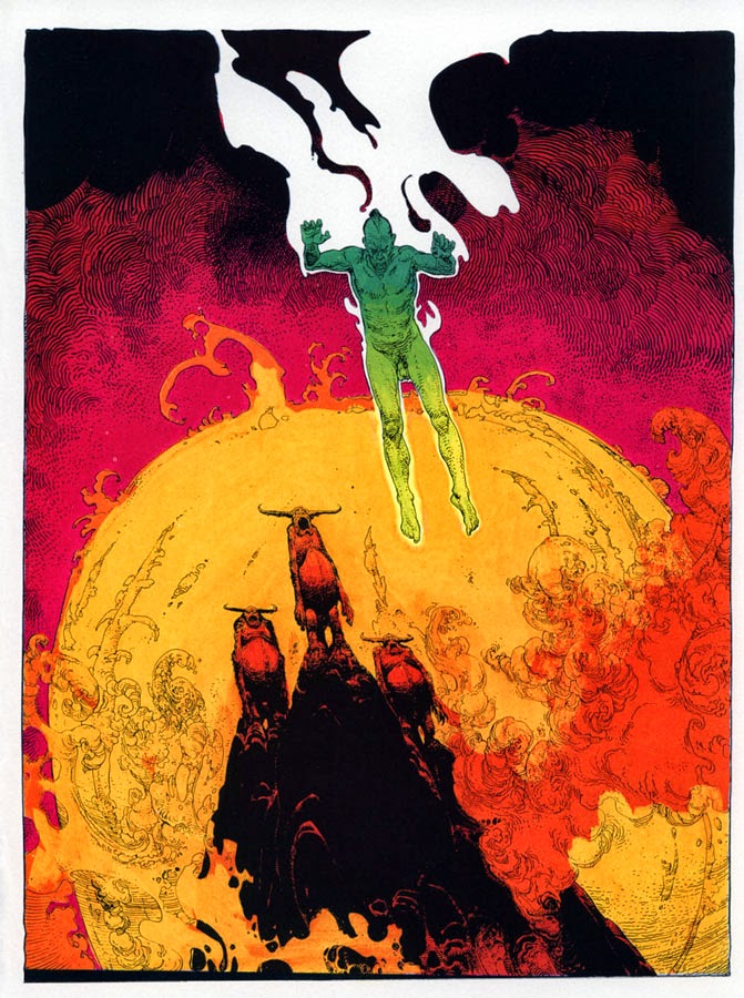 2-Dimensional Domain: Heavy Metal album art by... Moebius