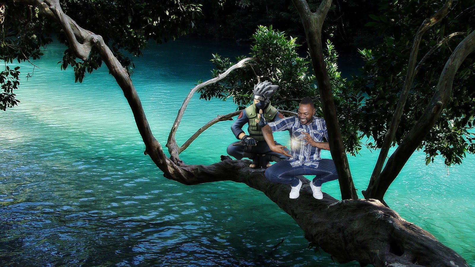 Long Black Fingers : Fun With Pixlr (Photoshop) Part 67