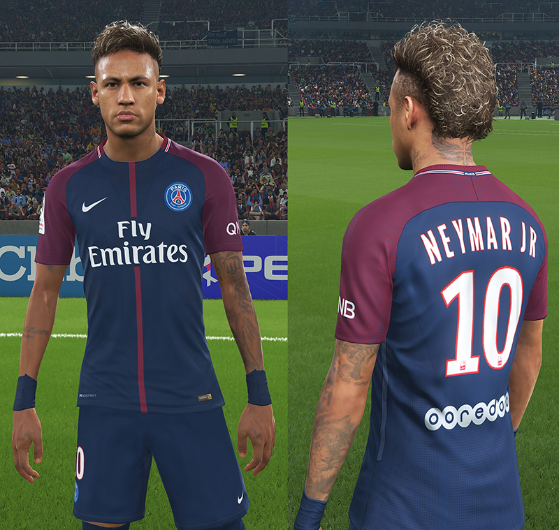 PES 2018 Neymar JR Tattoos For DLC 1.0 - Pes Evolution HD