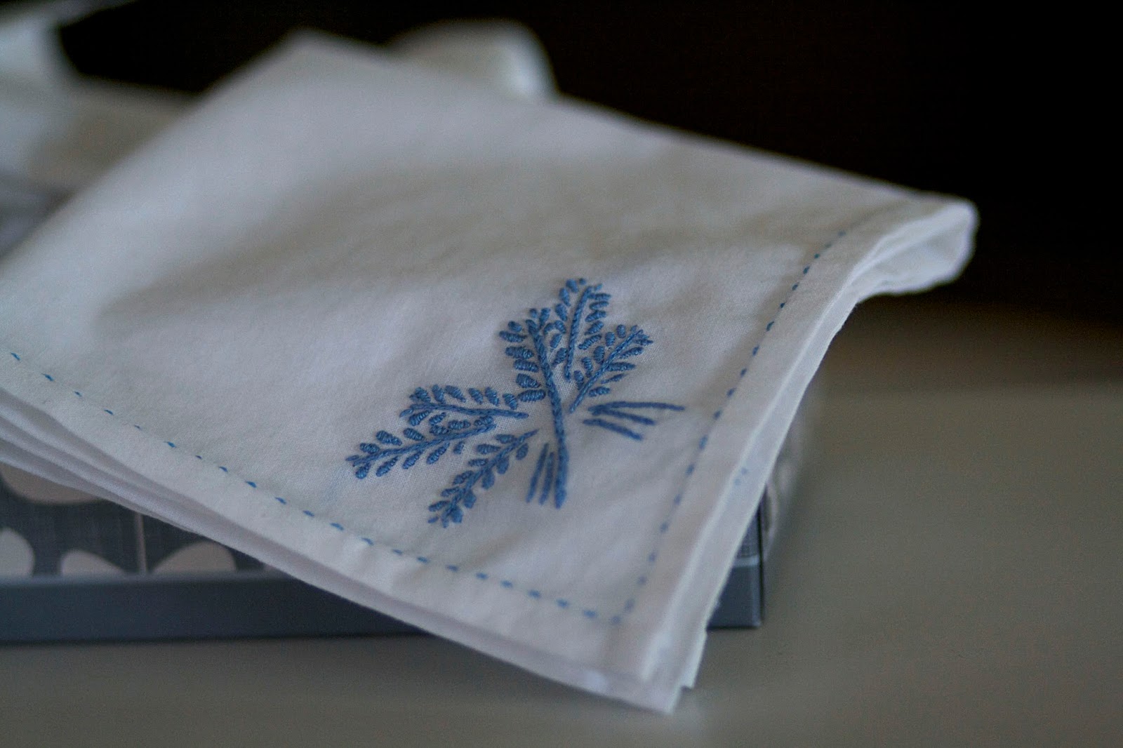 Sail Away: Homemade Handkerchief