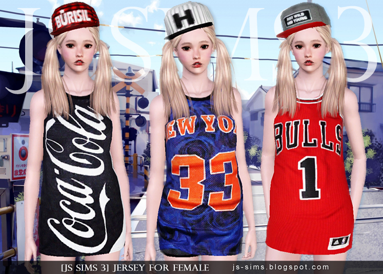 [JS SIMS 3&4] Jersey For Female－JS SIMS｜痞客邦