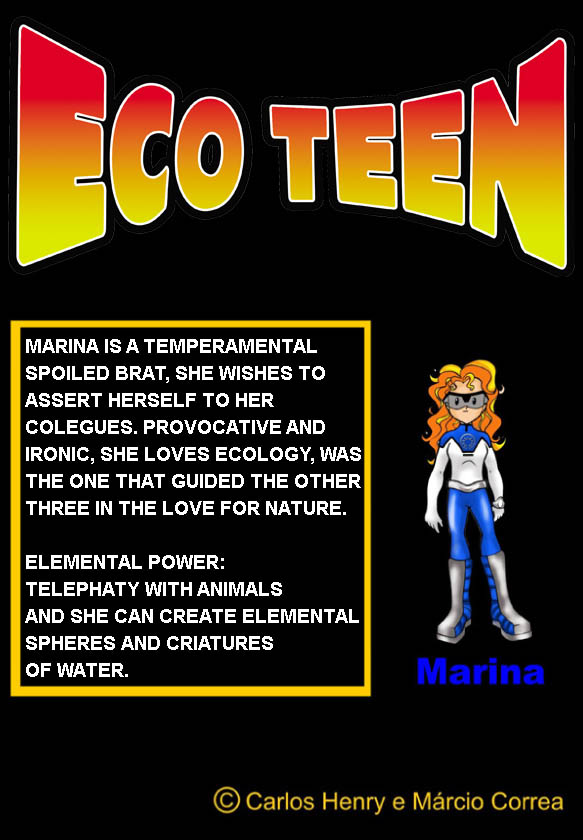Eco Teen: Personagens || Characters