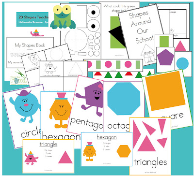 2D Shapes Packet | From the Pond