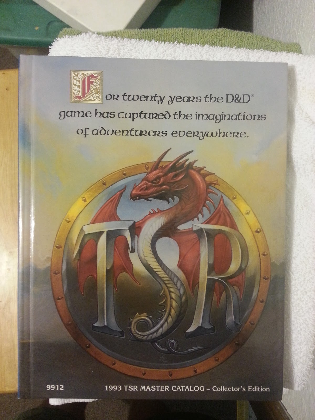 Greyhawkery: Rare Find: 1993 TSR Master Catalog