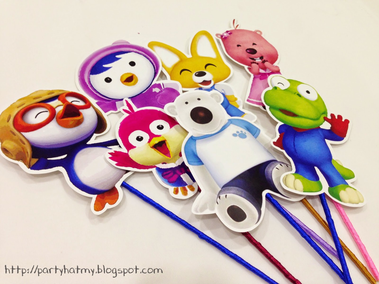 Party Hat: Morgan's Pororo Birthday Bash